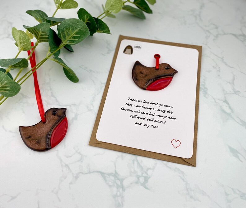 Remembrance Robin Keepsake: Handmade Memorial Gift With Poem - Etsy