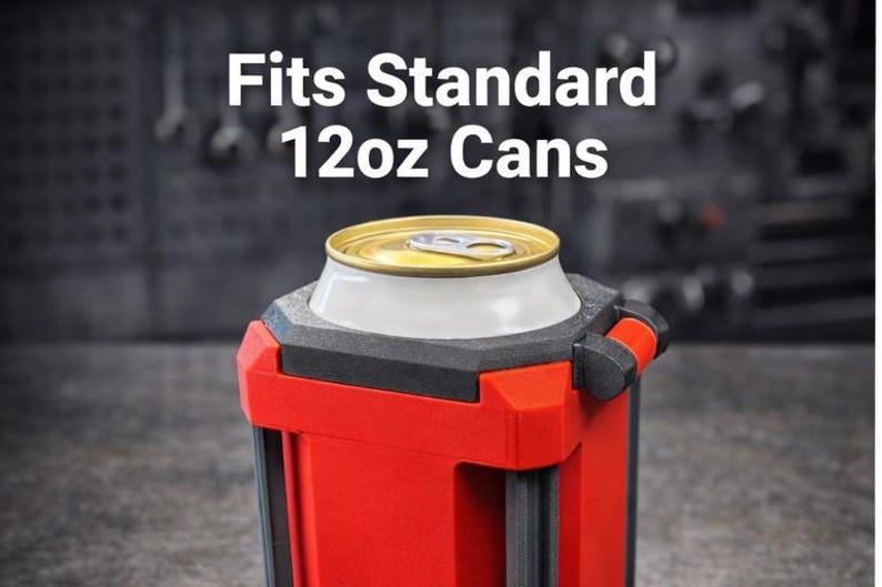 3D Printed Can Koozie Holder | 12oz 16oz Energy Drink Sleeve ...