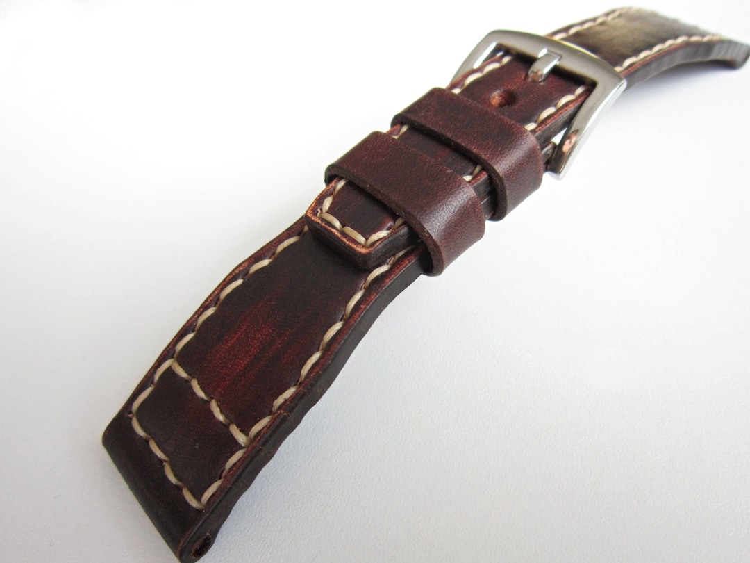 Vintage Brown Watch Strap Dark Brown Watch Strap Natural - Etsy