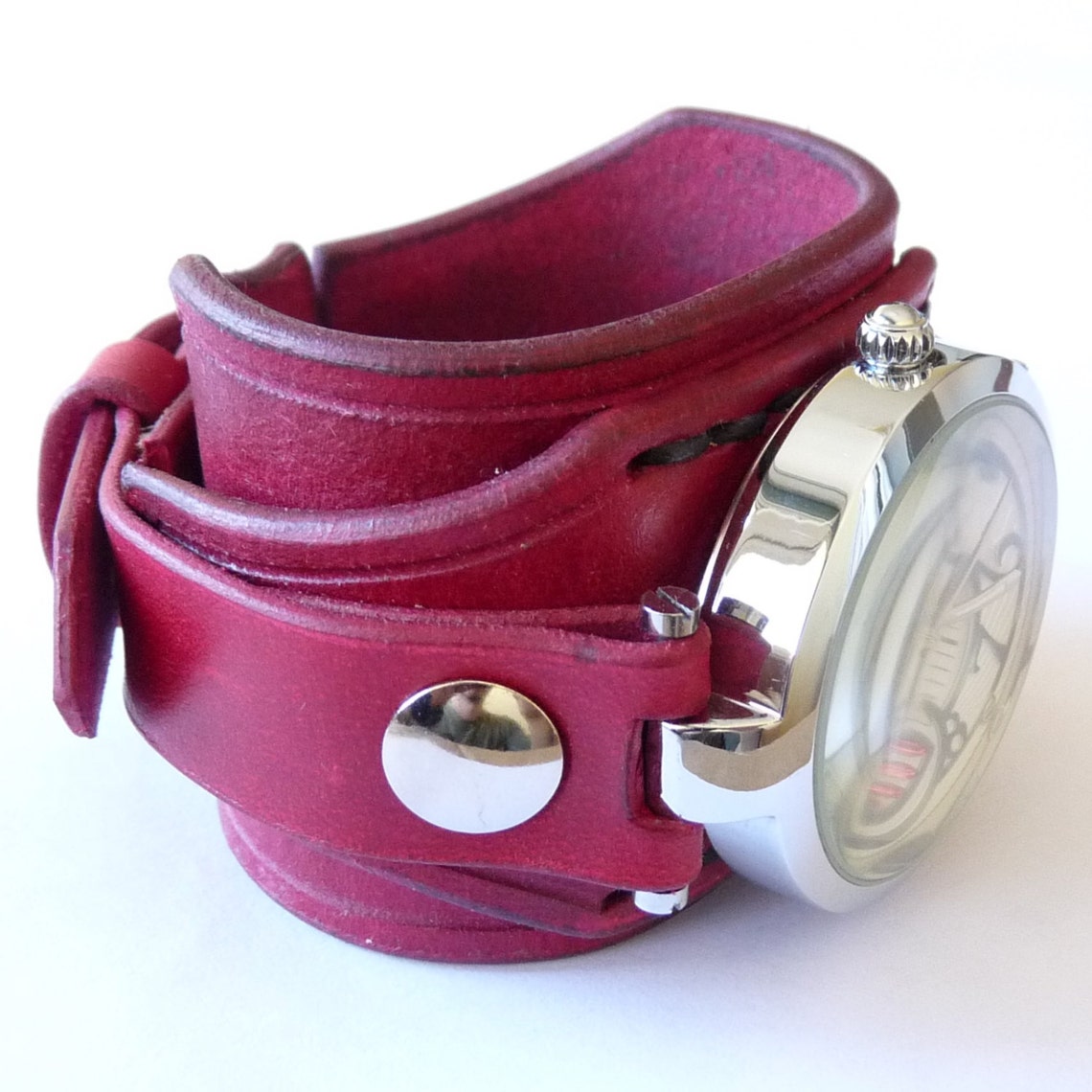 Women Watches Women Leather Watch Red Watch Elegant - Etsy
