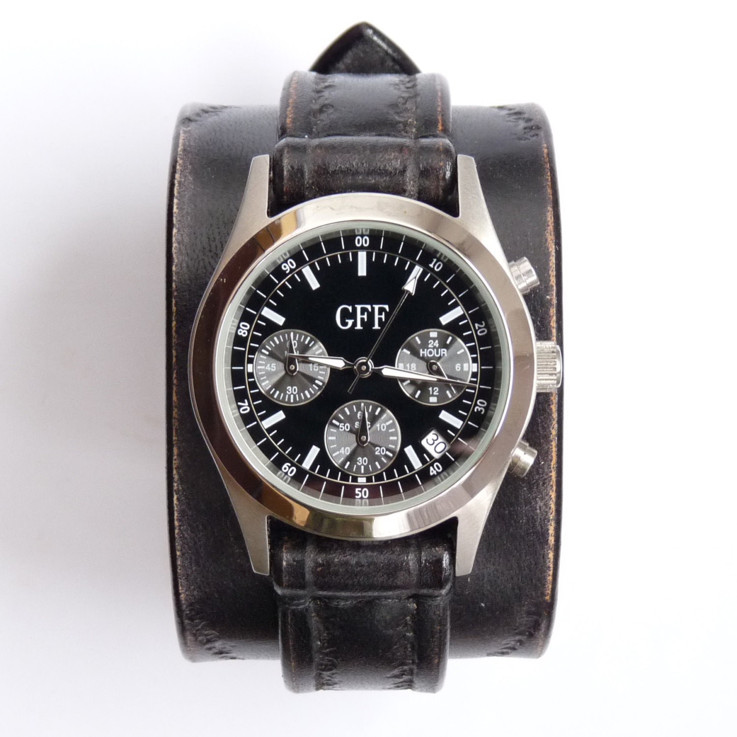 Unisex leather watch bracelet watch Steampunk Watch | Etsy