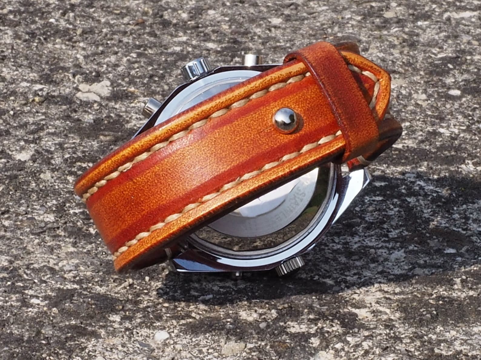 Vintage Leather Watch Strap Handmade Watch Band Brown Watch | Etsy