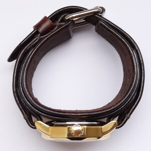 Brown Handmade Leather Watch Cuff - Etsy