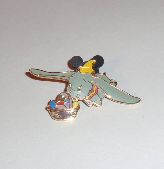 Disney's DUMBO Carrying Basket With Eggs Enamel Disney | Etsy