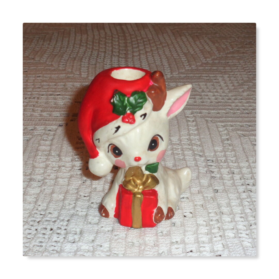 Rare HTF Vintage NAPCOWARE Import Japan X-9214 Anthropomorphic Deer ...