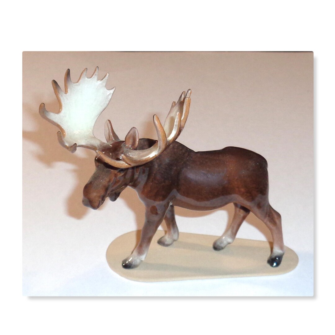 HTF Hagen Renaker Moose on Base Figurine 03137, Free Shipping - Etsy