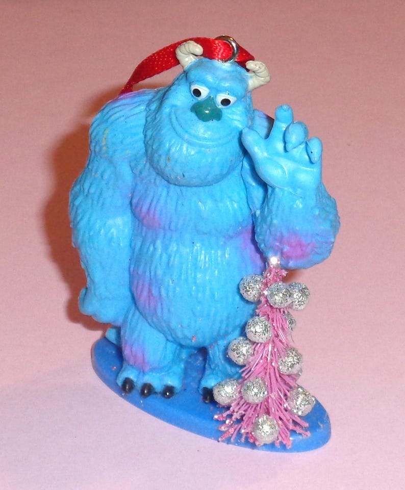 Disney Monsters Inc Sulley With Mini Tree Custom Figure Christmas ...