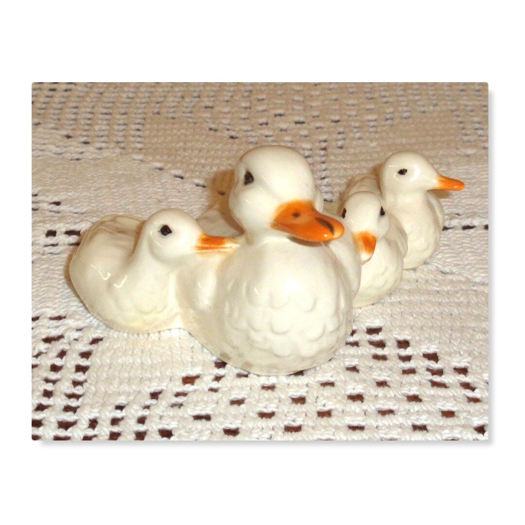 Goebel W Germany Duck With Ducklings Family Vintage Figurine 32 040 - Etsy
