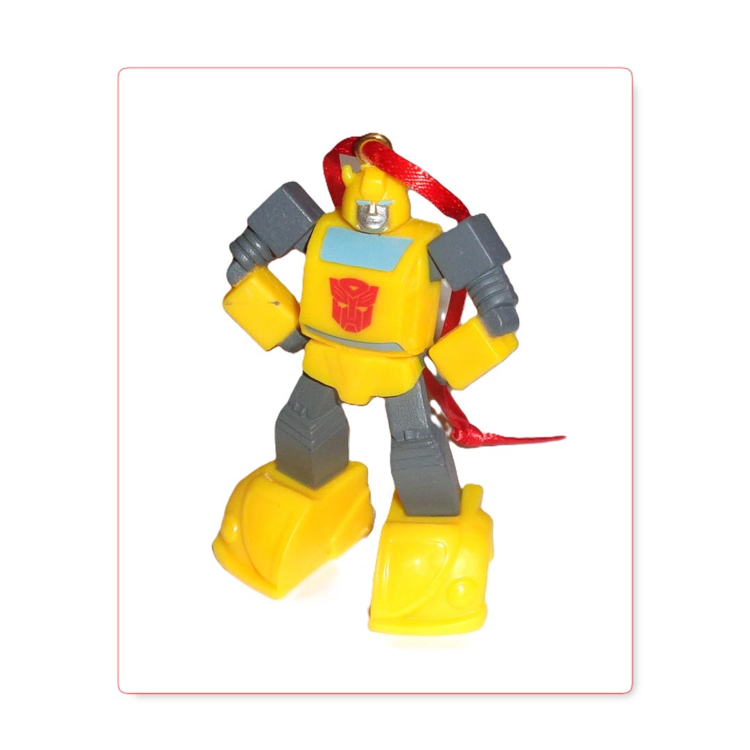 Transformers Bumblebee Figure Christmas Tree Ornament - Etsy