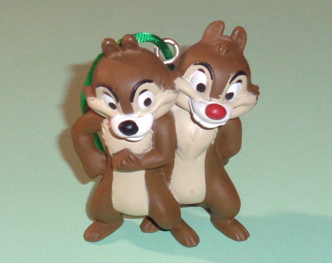 Disney Characters Chip & Dale Chipmunks Figurine Holiday Christmas Ornament - Etsy