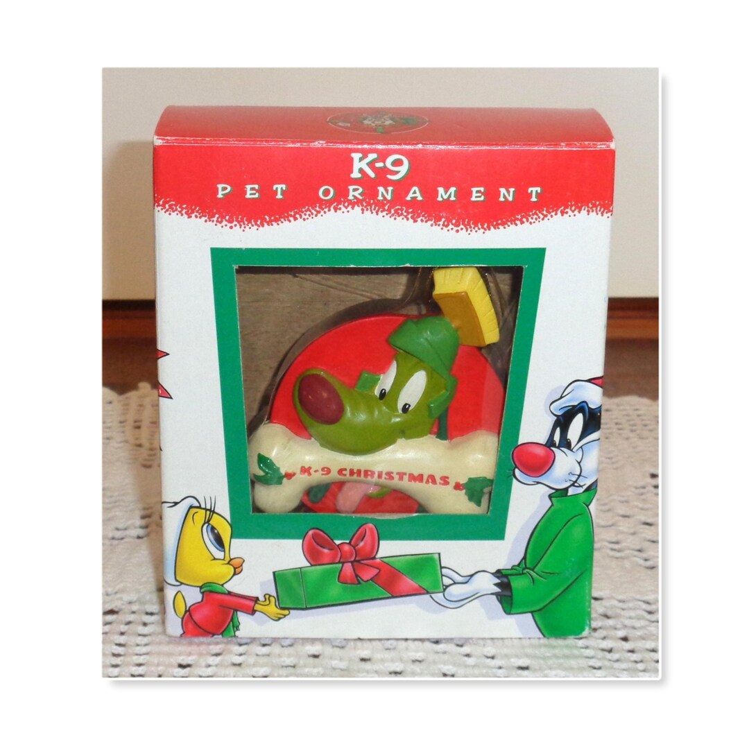 1996 HTF Warner Bros Exclusive Looney Tunes K9 Marvin the Martian Dog ...