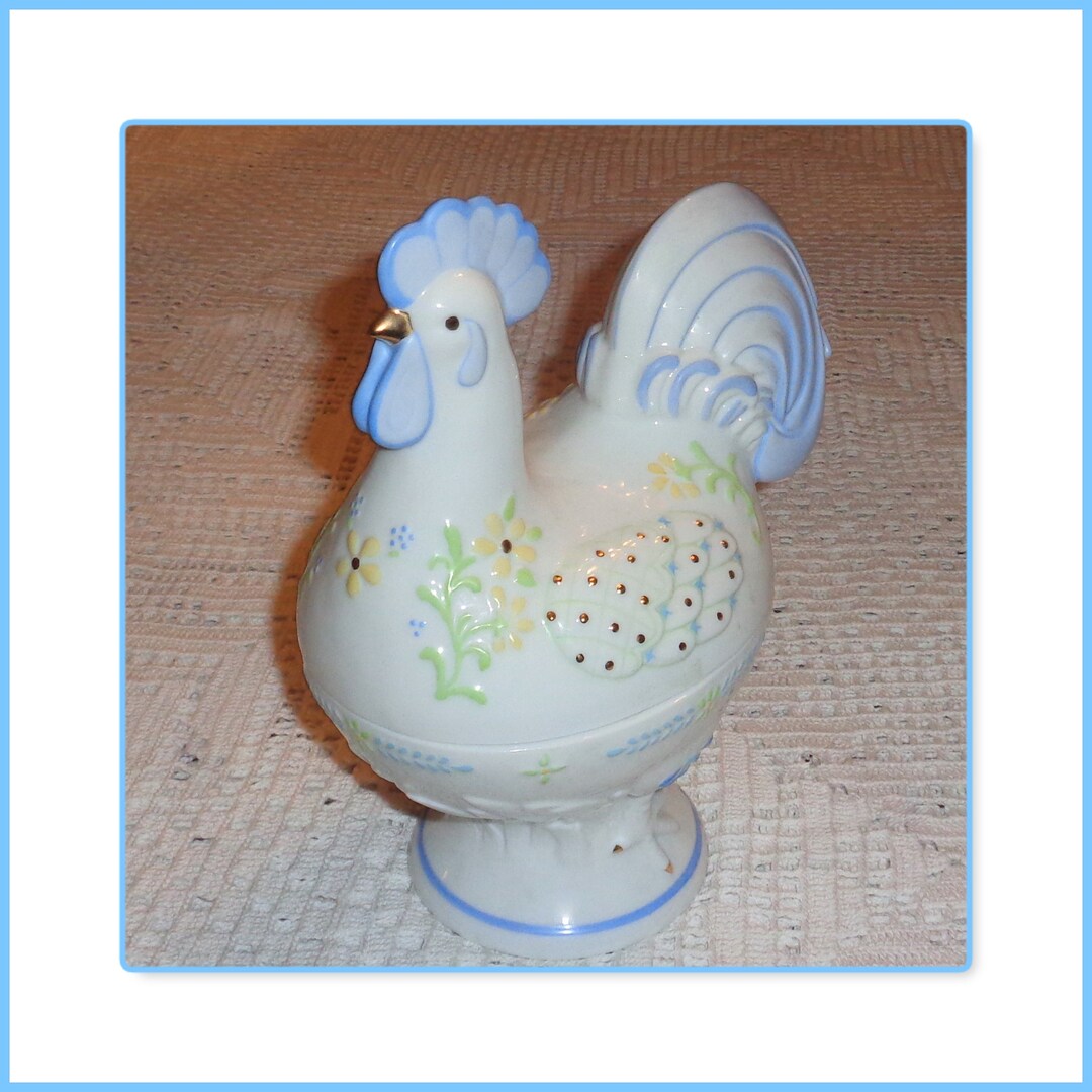 2004 LENOX sunny Morning Rooster Box Rooster on - Etsy