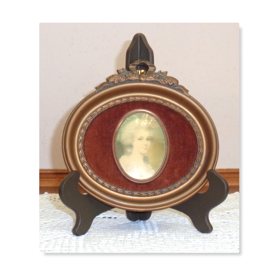 Cameo Creation Maria Cosway by John Smart Bow Flowers Framed Wall ...