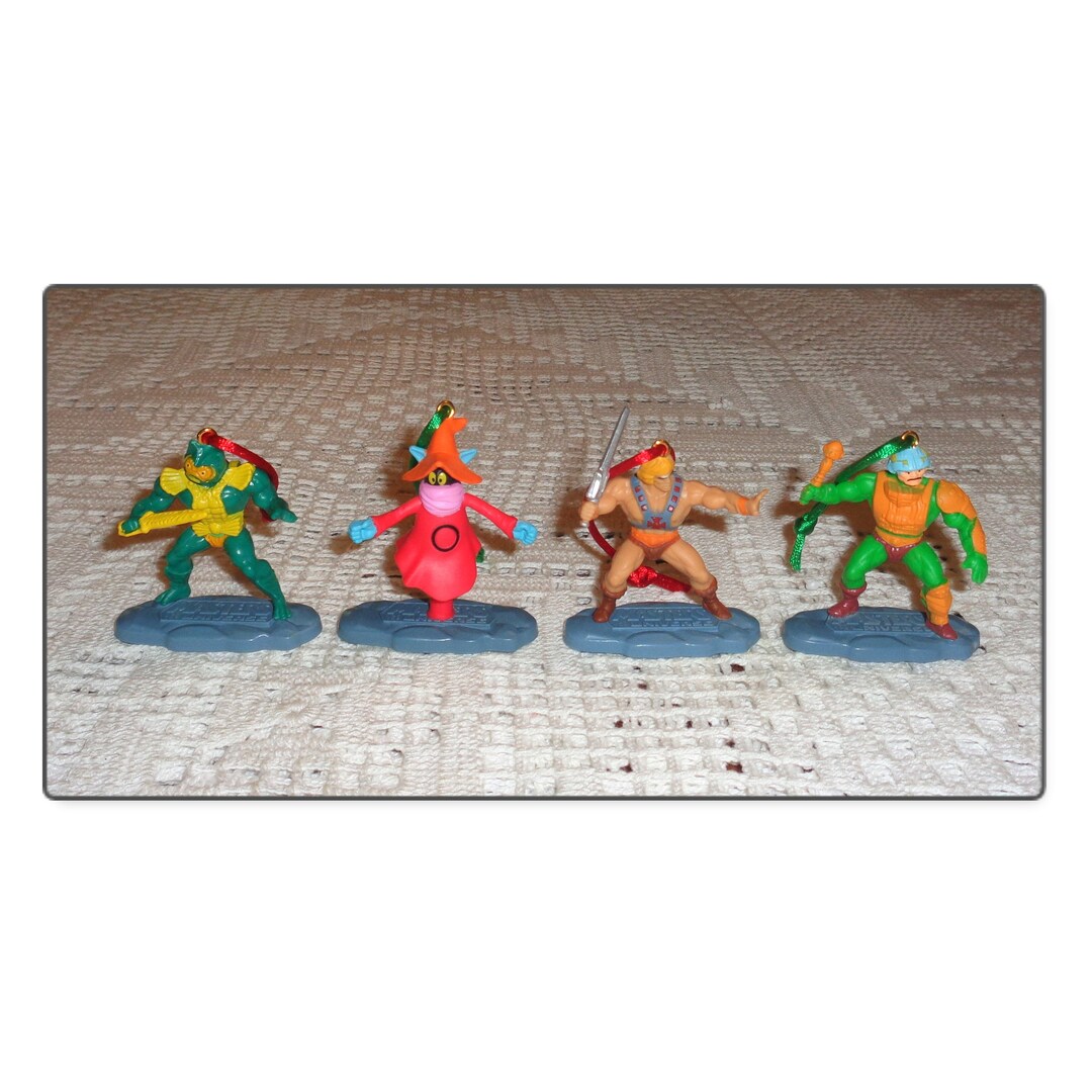 Masters of the Universe He Man, Orko, Mer Man, Man at Arms 4 Piece ...
