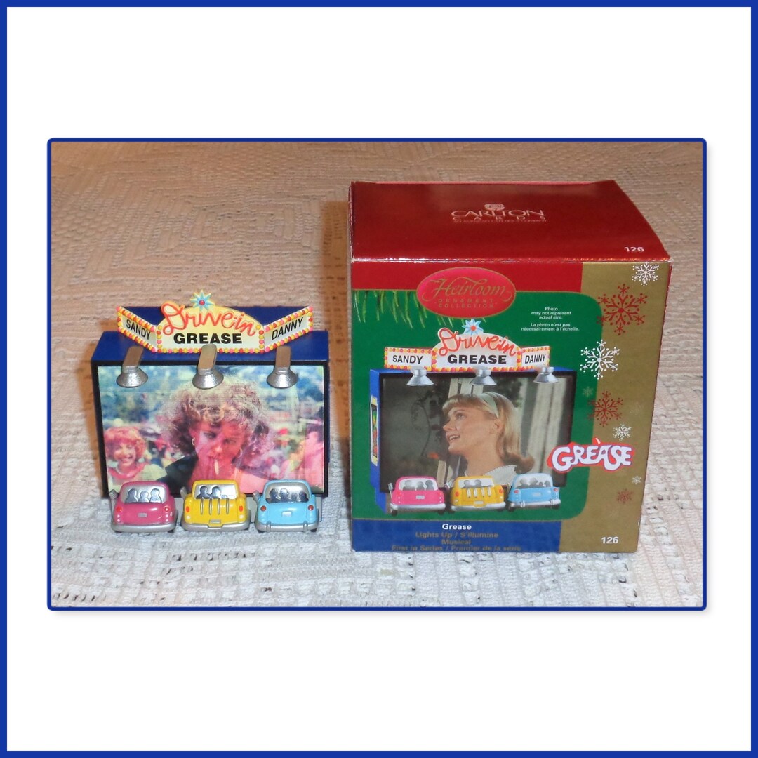 Carlton Cards grease Drive in Movie Musical & Lights up Working ...