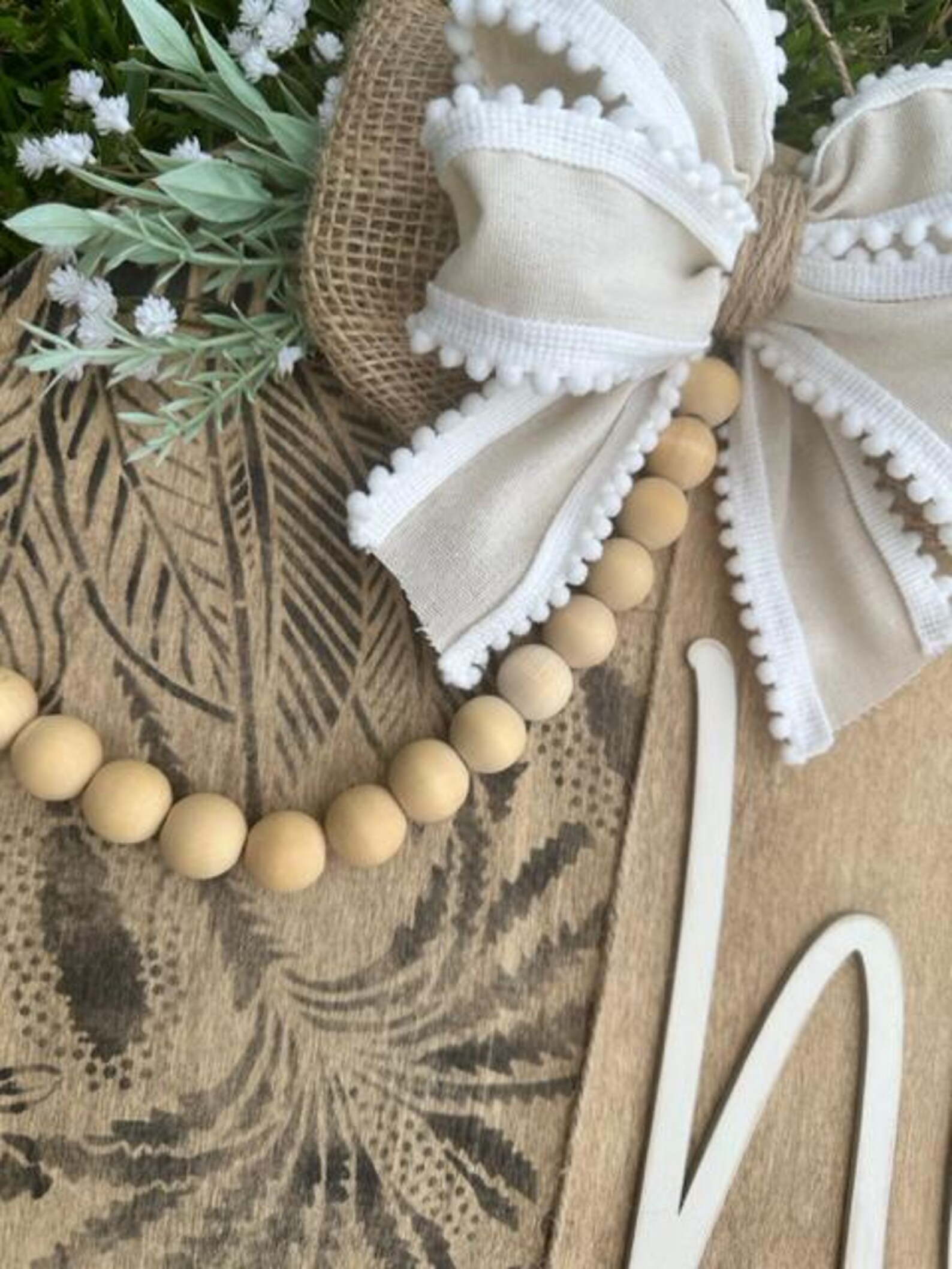 Hi Door Hanger Stay Awhile Porch Leaner Welcome Sign Wood Door Hanger ...