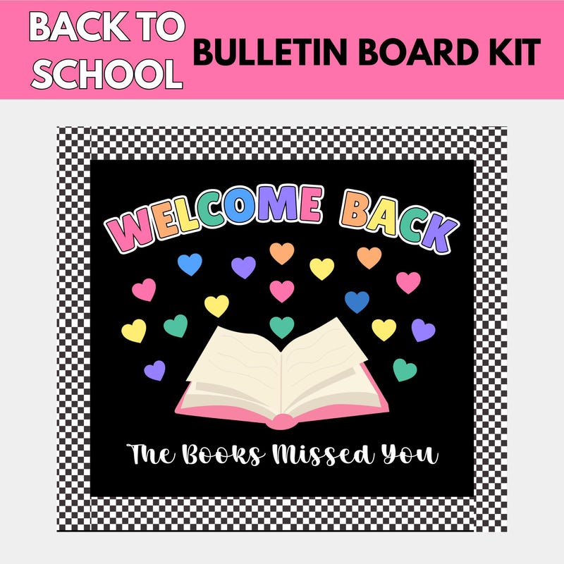 Welcome Back to Library - Etsy