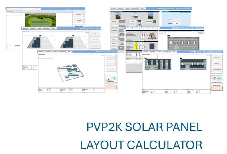 PVP2K - Solar Panel Layout Calculator - Etsy UK