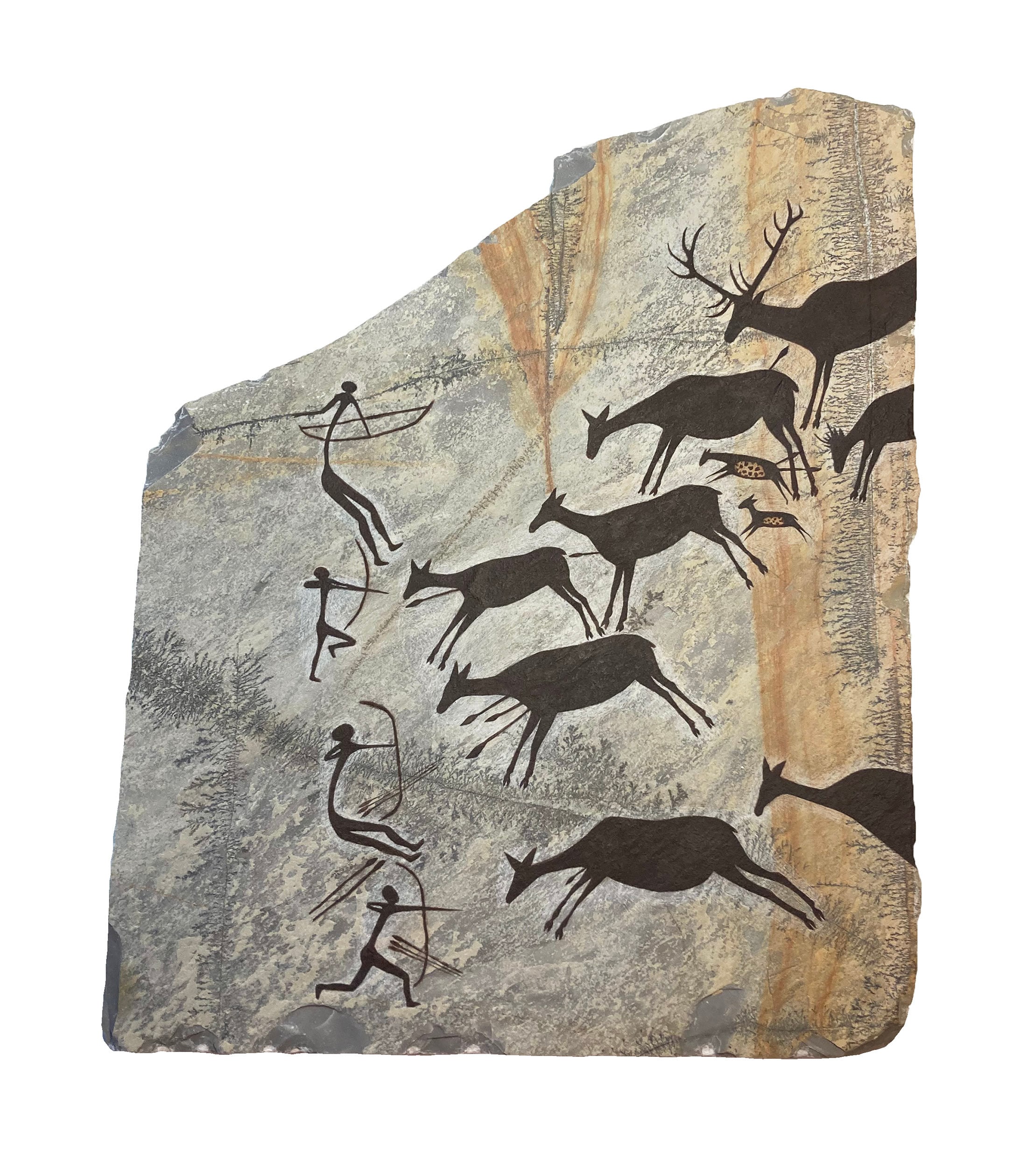 Caveman Hunting Deer