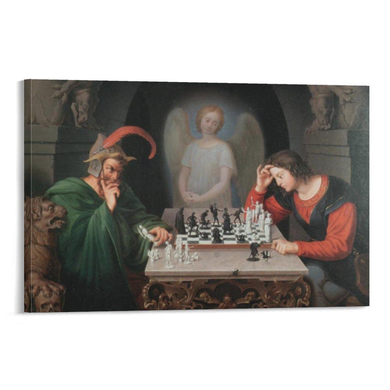 Checkmate Painting - Etsy