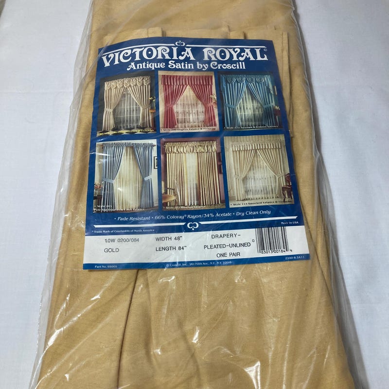 Antique Drapes - Etsy