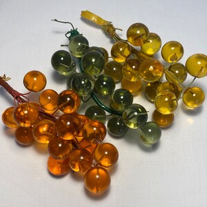 Lucite Grapes - Etsy