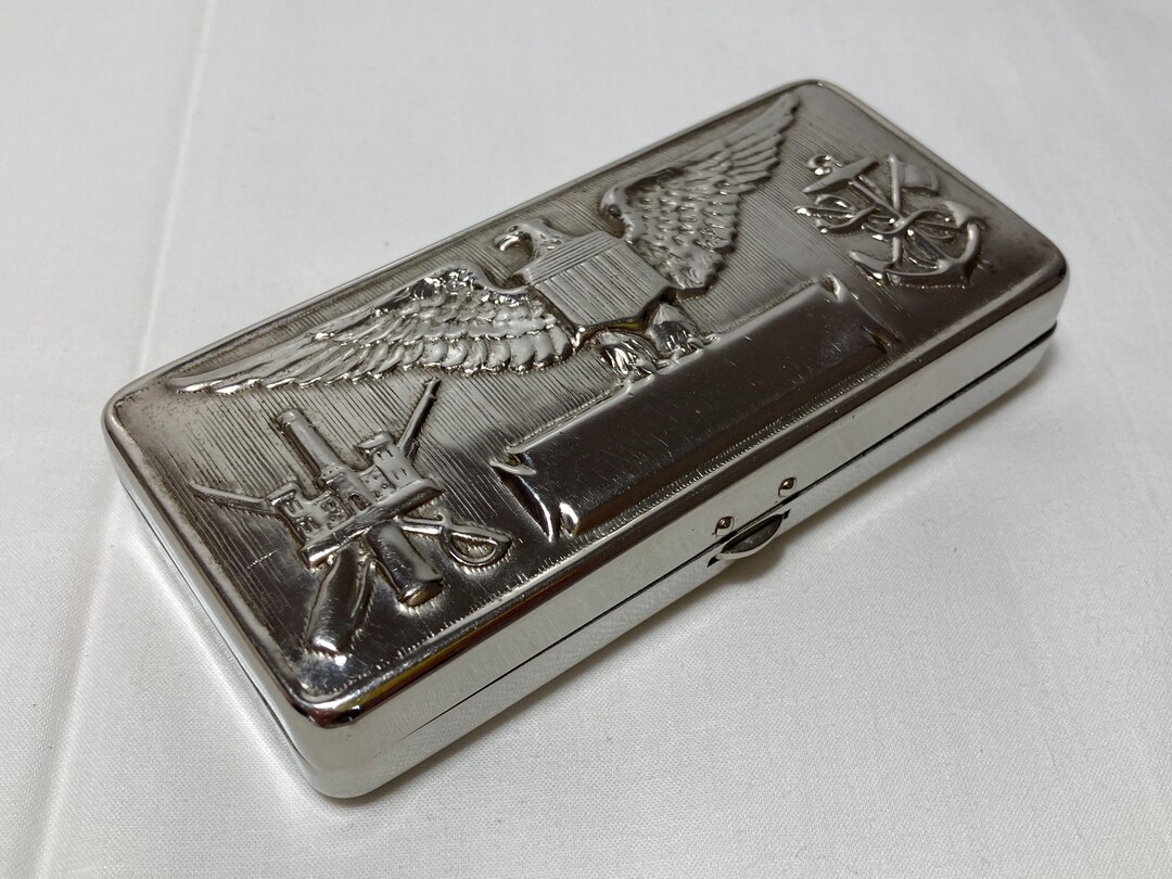 Antique Vintage Military WWI Gillette U.S. Service Set Razor Case (only ...