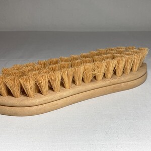 Vintage NOS Art Deco Wood Handled Scrub Brush Mart White Tampico Unused ...