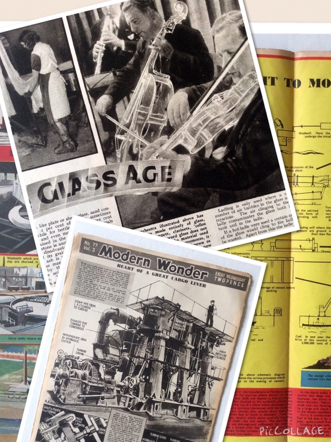 Vintage 1930s MODERN WONDER Magazine Thirties Boys Science Steampunk ...