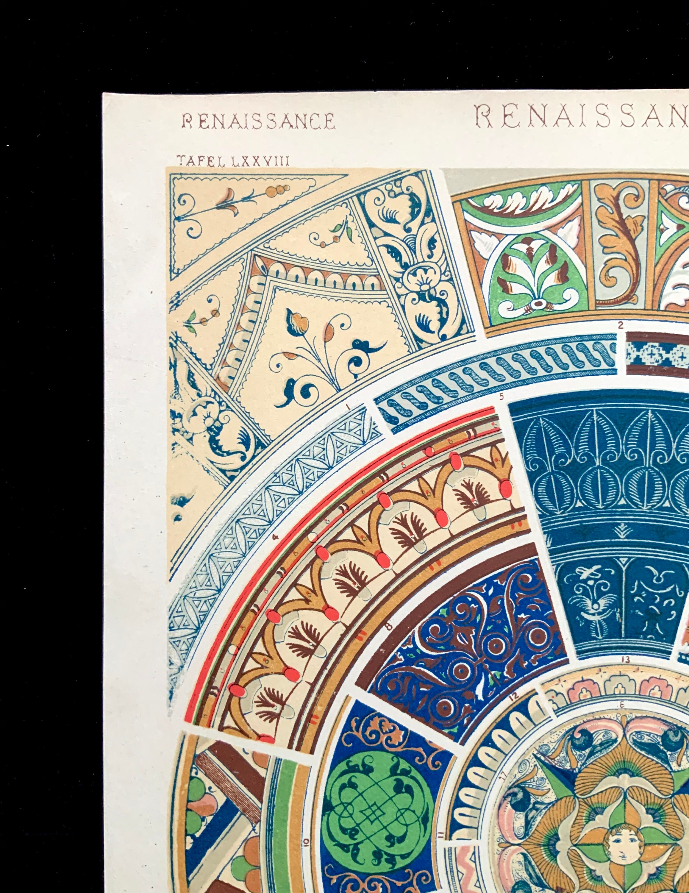 RENAISSANCE Antique Print 1856 DECORATIVE Art Chromolithograph | Etsy