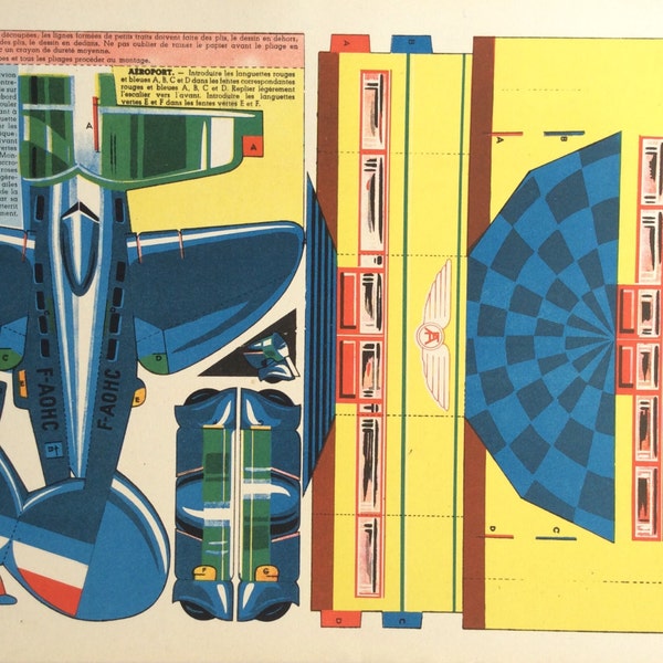 Paper Model Airport - Etsy