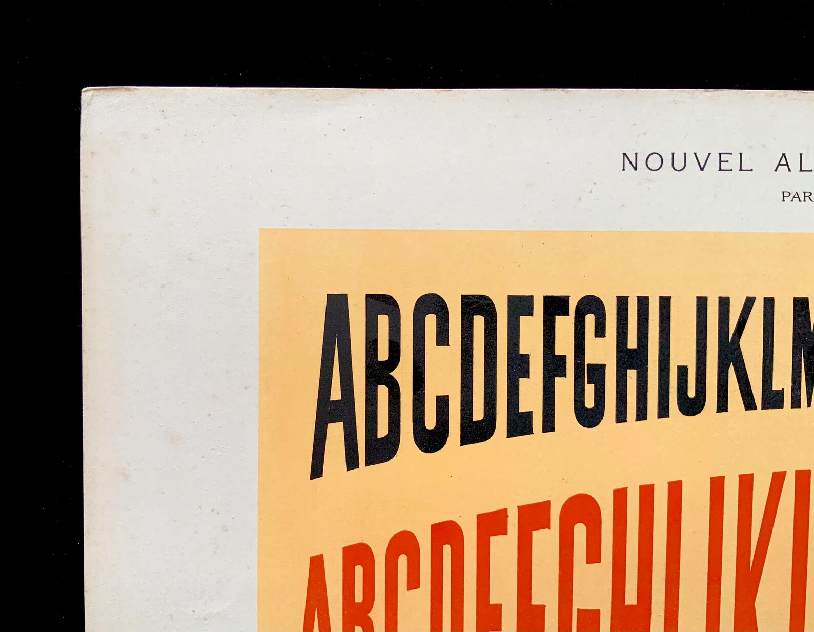 Rare 1885 TYPOGRAPHY ALPHABET Chromolithograph Antique Print Folio ...