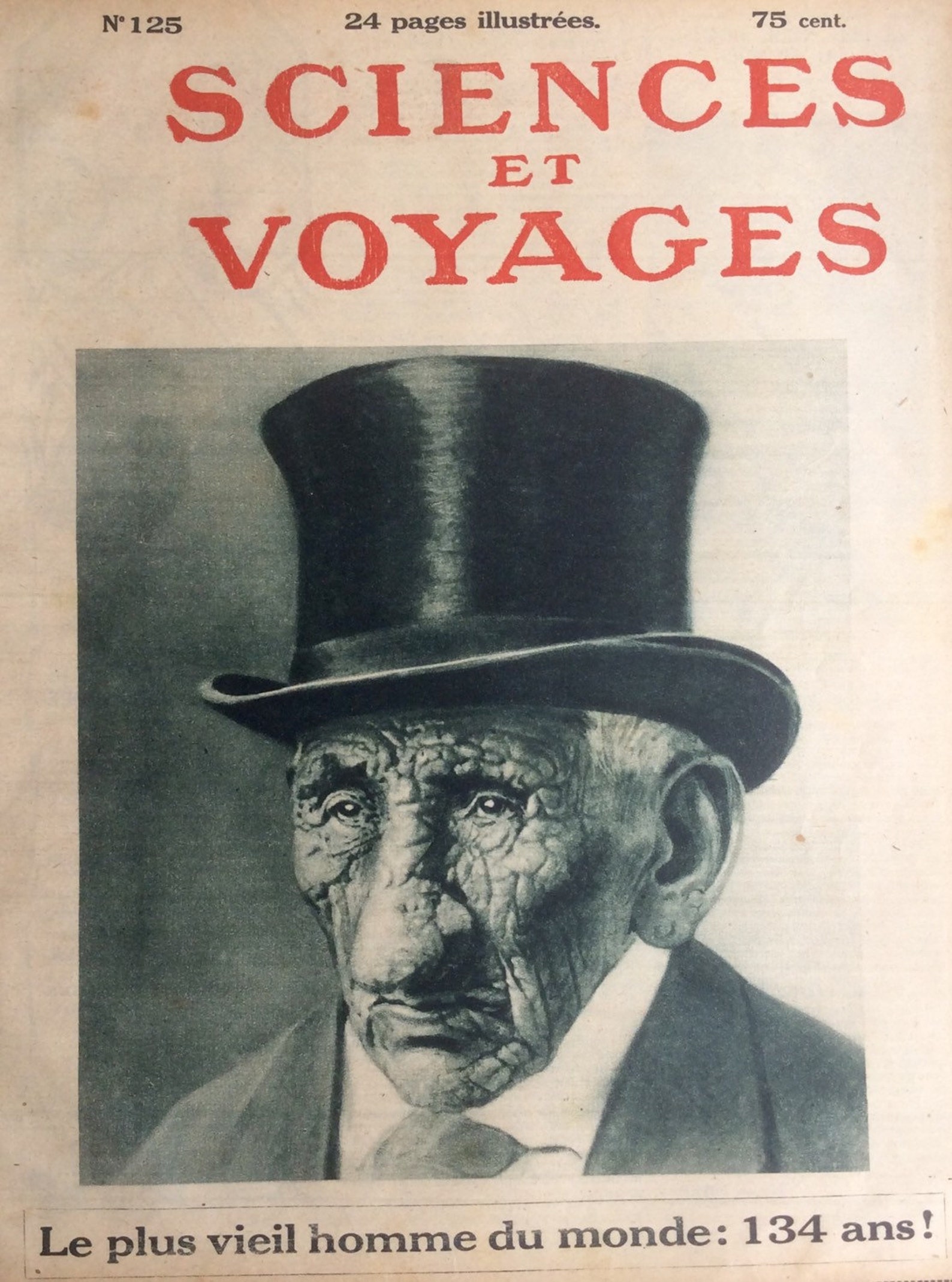 Vintage French 1920s Science Et Voyages Magazine Bizarre Scientific ...