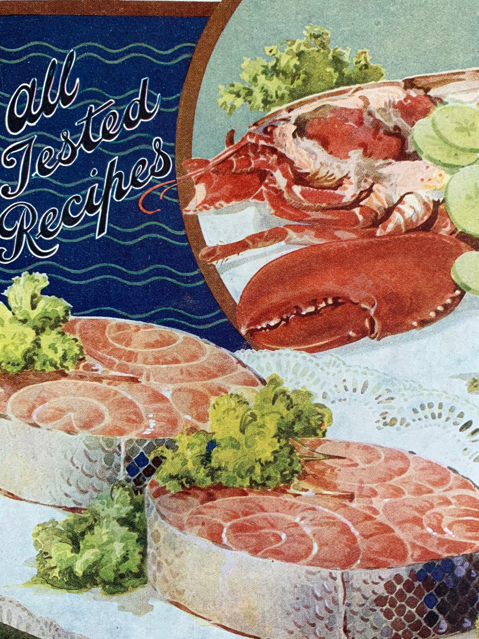 Vintage 1930s FISH DISHES Weldons Household Series Cover Image Ad ...