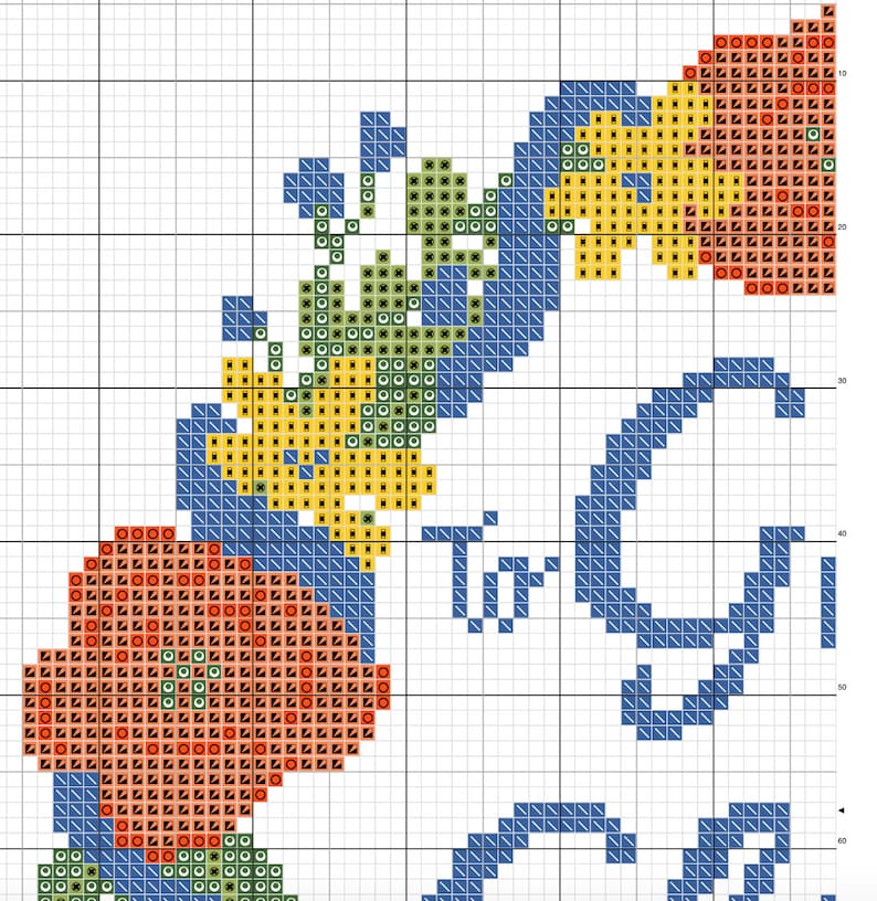 To God Be the Glory Cross Stitch Pattern, Cross Stitch Flower Wreath Chart, Floral Wreath ...