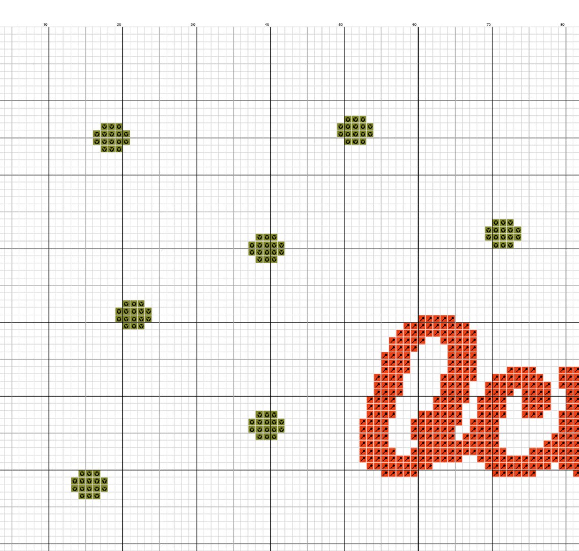 October Cross Stitch Pattern October Fall Cross Stitch Chart - Etsy