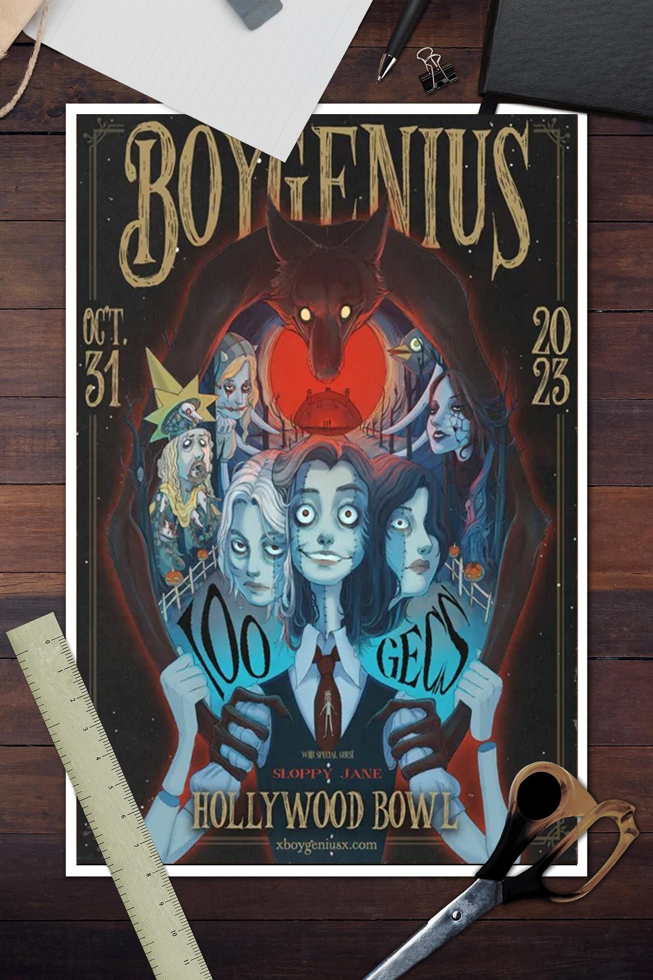 Hollywood Bowl Boy Genius Poster