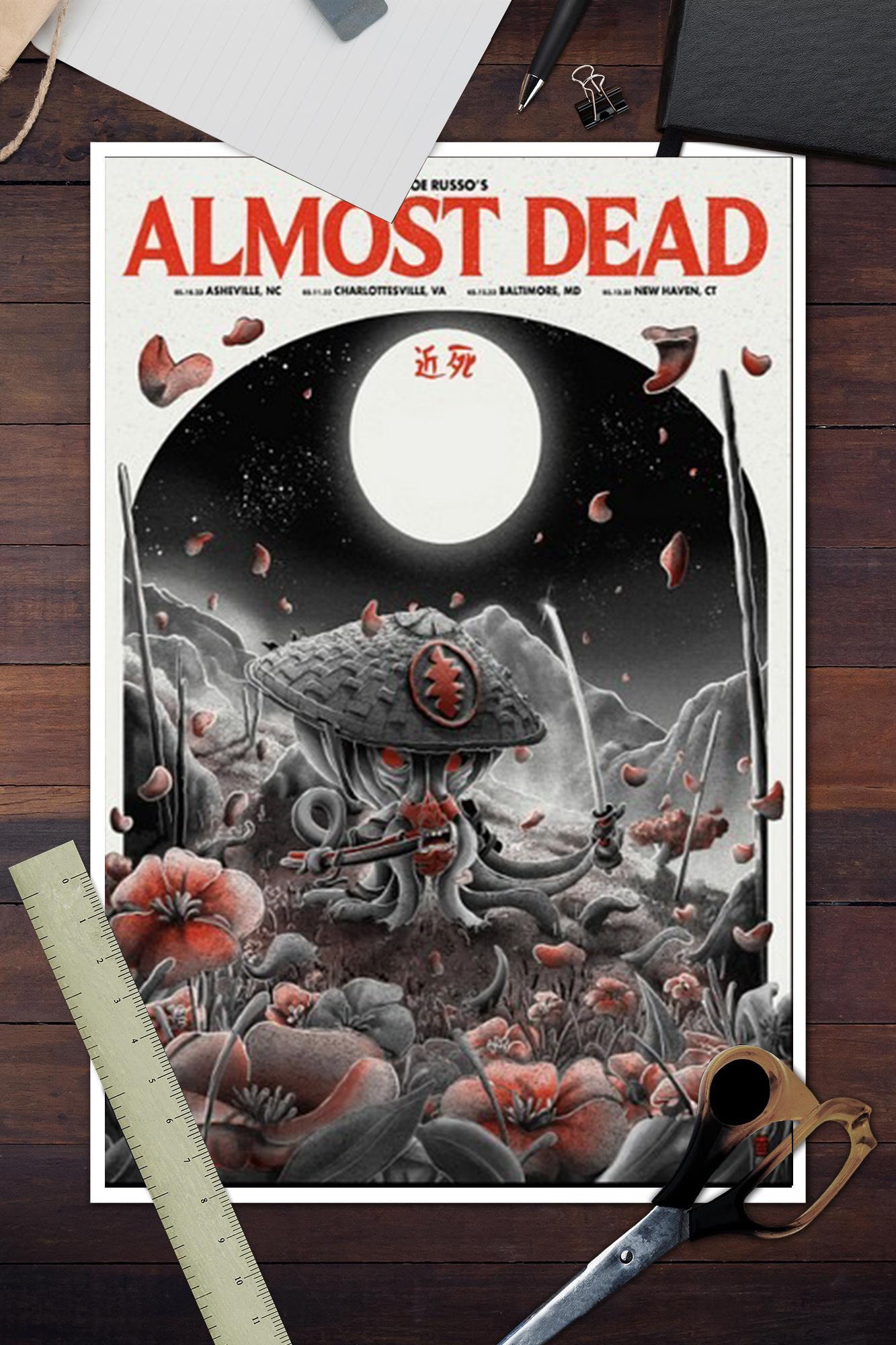 Joe Russo's Almost Dead Tour 2023 Poster sold by ClairWilliams | SKU ...