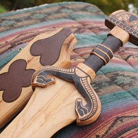 Icingdeath, Twinkle Wooden Cosplay Drizzt Do'urden's Scimitar Sword ...