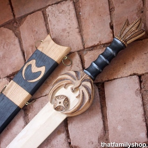 Elder Scrolls Nightingale Blade From Skyrim, Wood Handmade Prop Replica ...