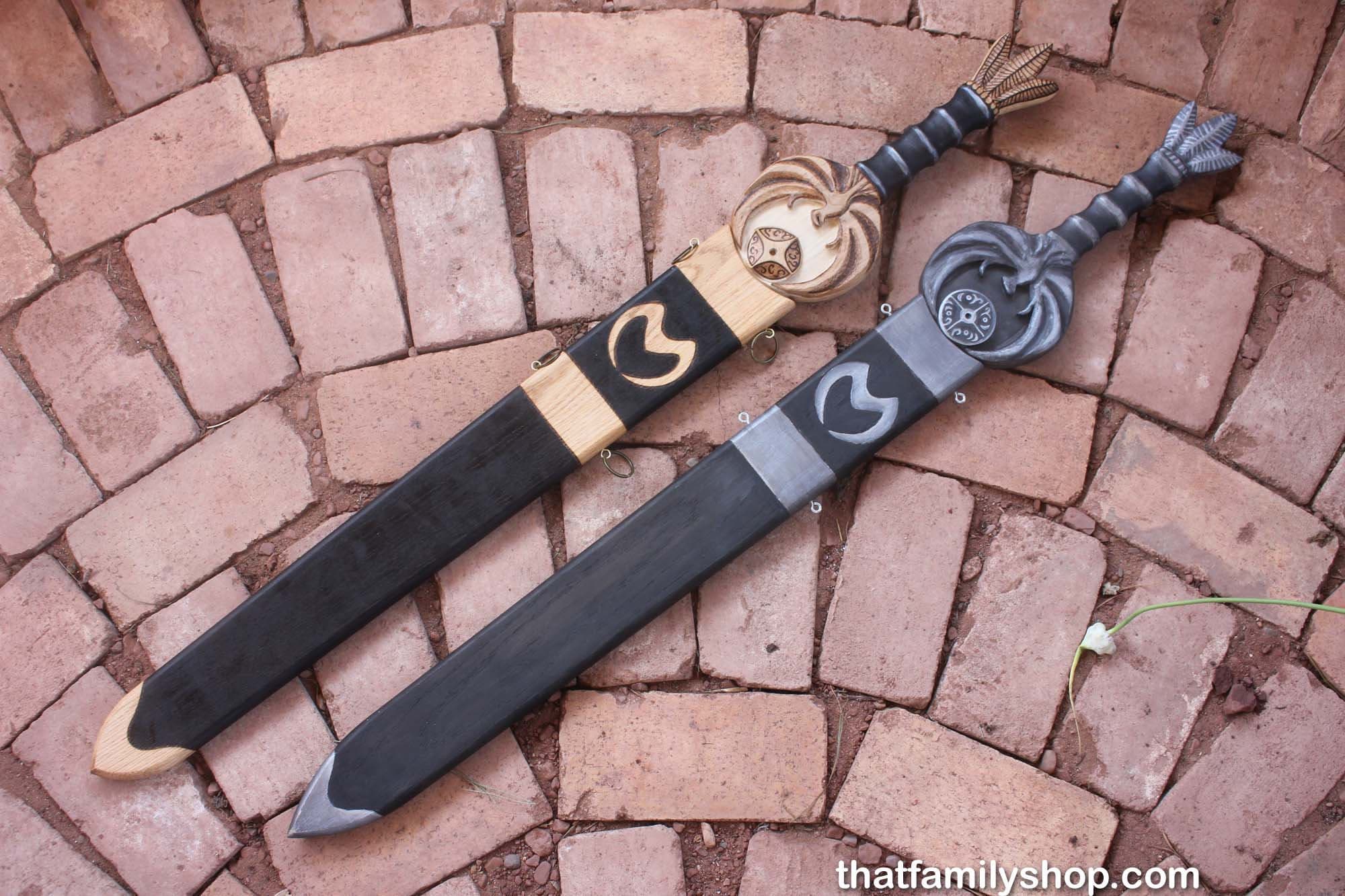 Elder Scrolls Nightingale Blade From Skyrim, Wood Handmade Prop Replica ...