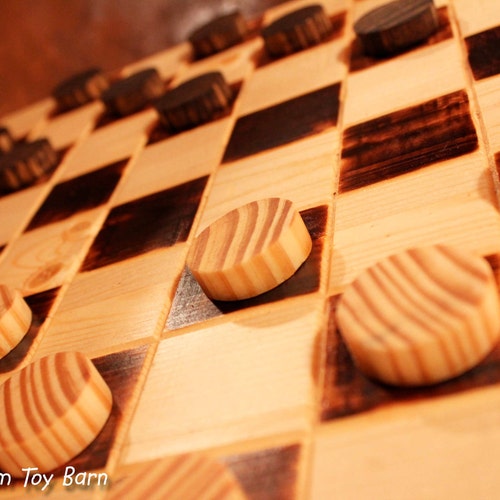 Checker Playing Pieces - Etsy