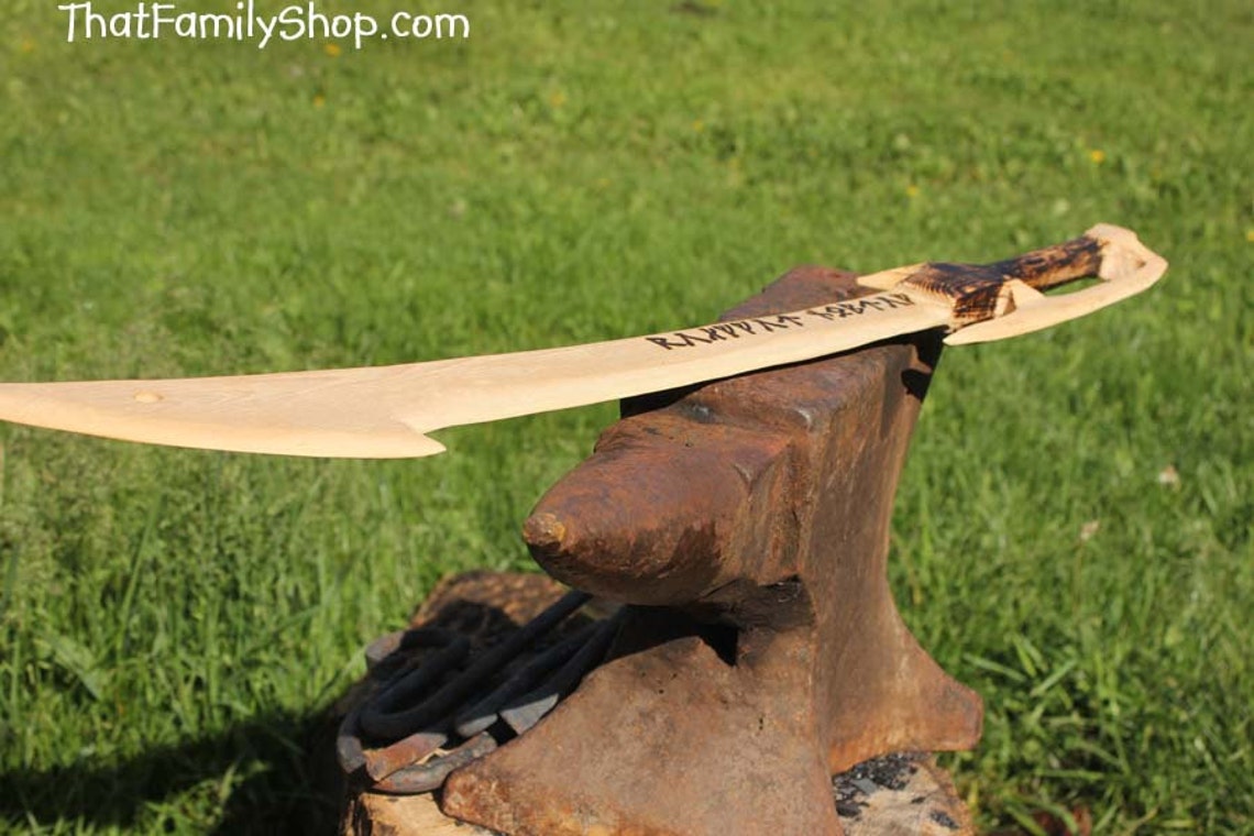 Orc Cleaver Sword/axe Lord of the Rings Sword Wooden 'bad Guy' Toy ...
