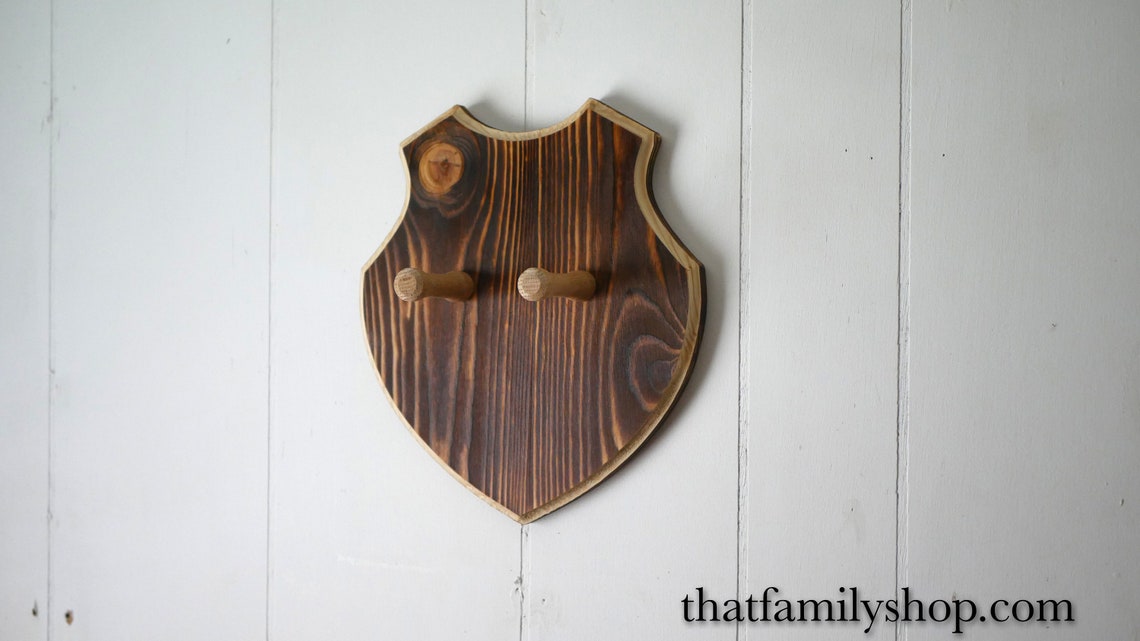 Sword Wall Hanger, Wood Shield Plaque for Prop Weapon Display - Etsy
