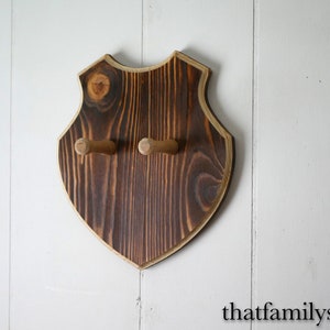 Sword Wall Hanger, Wood Shield Plaque for Prop Weapon Display - Etsy