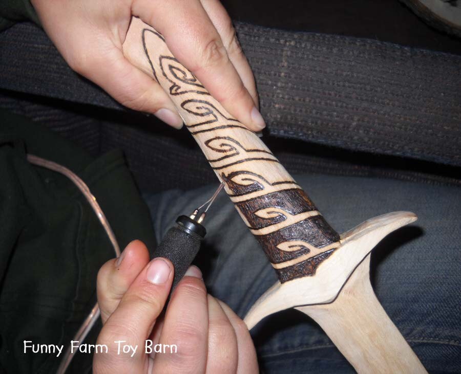 Frodo's Sting Wooden Replica Sword Weapon Prop From Lord - Etsy UK