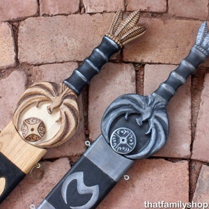 Elder Scrolls Nightingale Blade From Skyrim, Wood Handmade Prop Replica ...