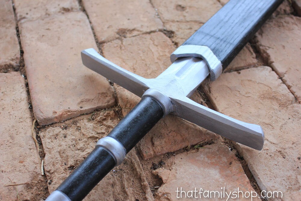 Painted Wood Sword Realistic Aragorn's Strider Ranger | Etsy