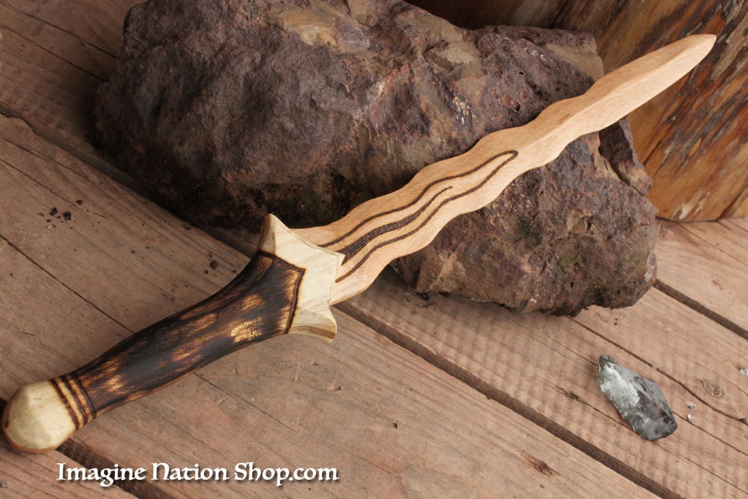Evil War Lord Dagger, Wooden Toy Sword, Costume Accessory Prop - Etsy