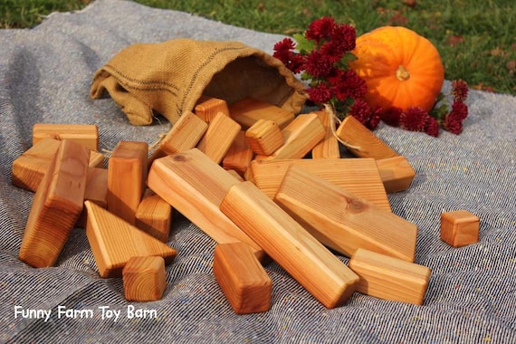 Interlocking Wood Blocks Homemade DIY Wooden Blocks For Kids (with A